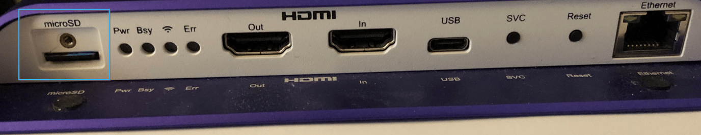 What should I do to re-establish my BrightSign display if it is stuck ...