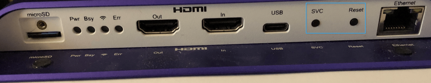 What should I do to re-establish my BrightSign display if it is stuck ...