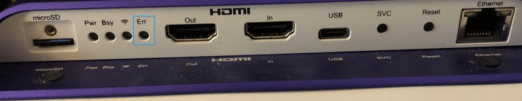 What should I do to re-establish my BrightSign display if it is stuck ...