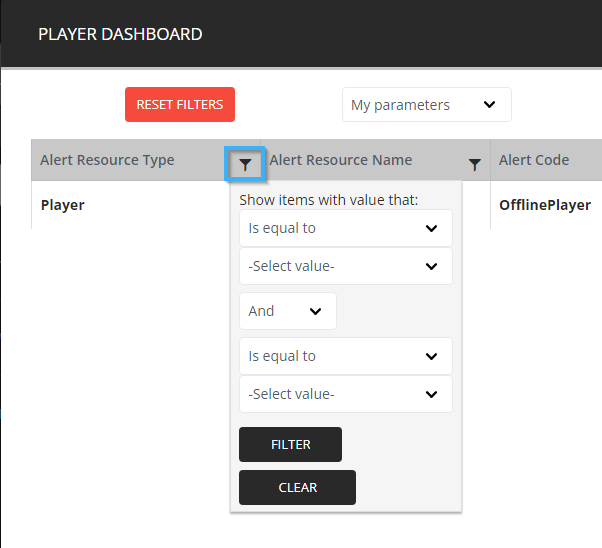 how to access the detailed alert dashboard