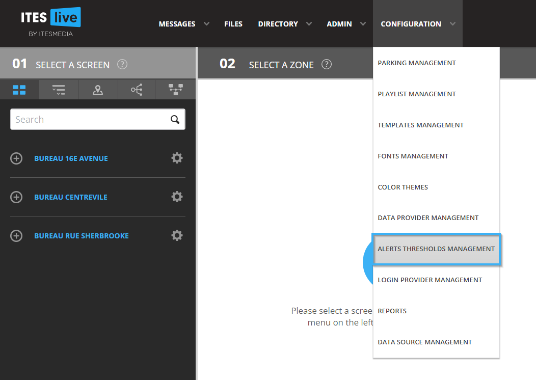 How to create my own alert thresholds