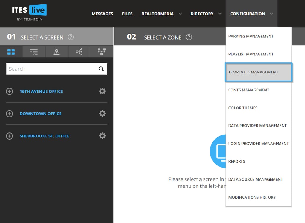 How to create a static template