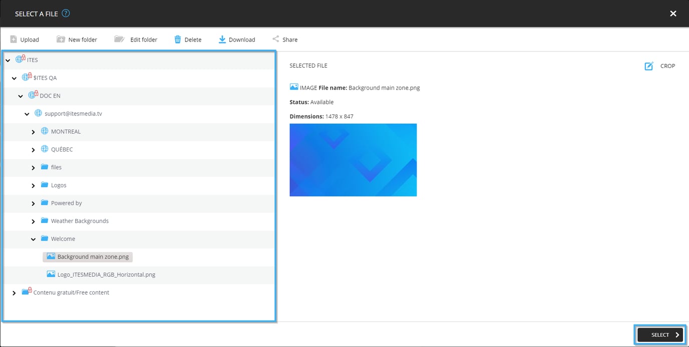 How to create a static template